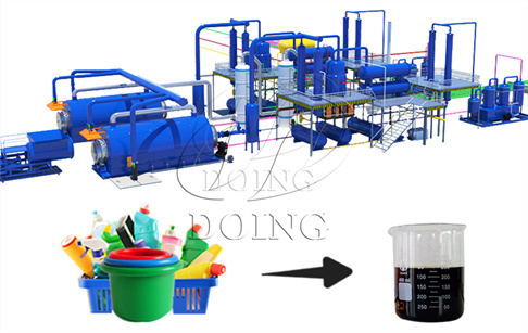 Can waste plastic be convert into fuel oil?